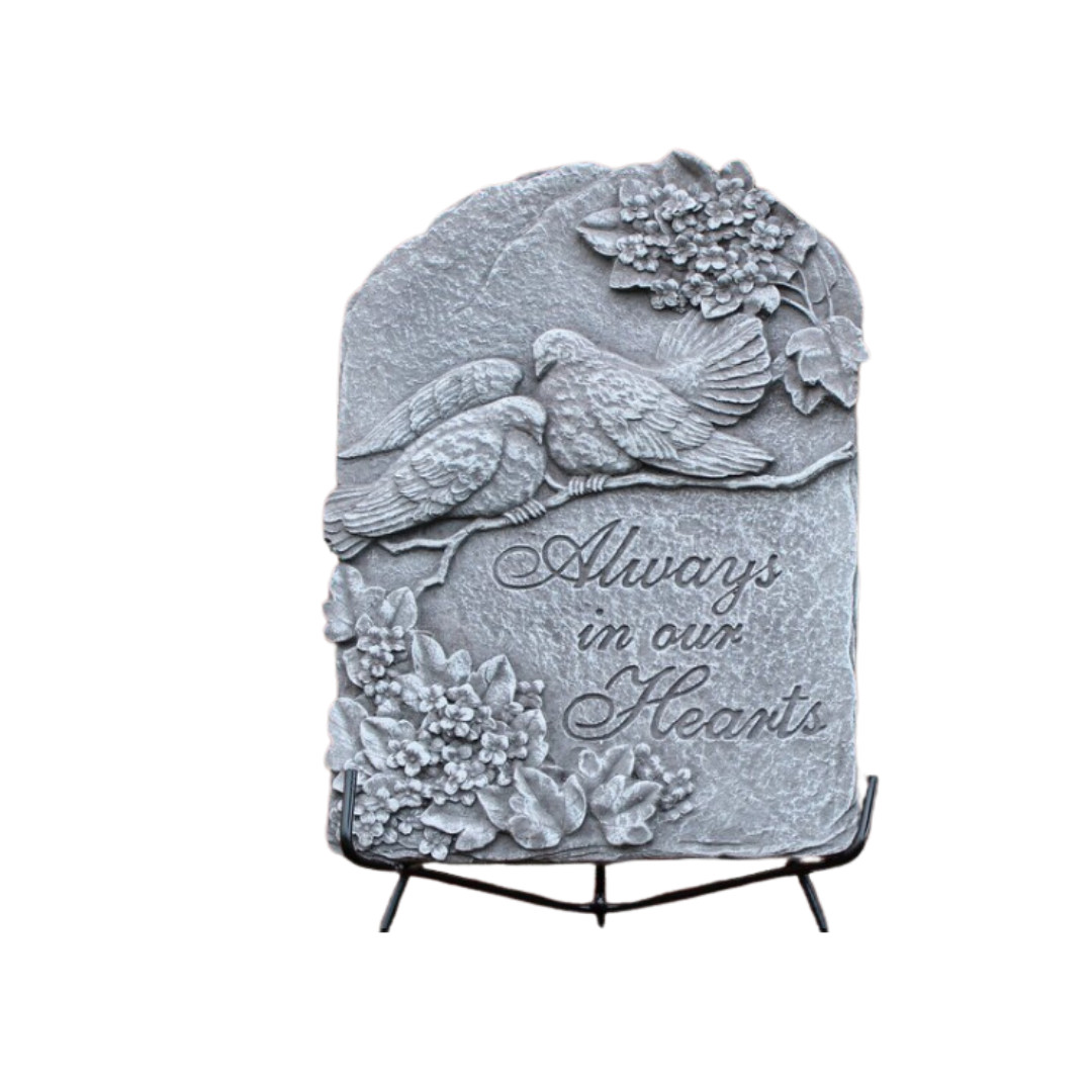 Dove Plaque - Always in our heart – Olson's Flowers & Gifts