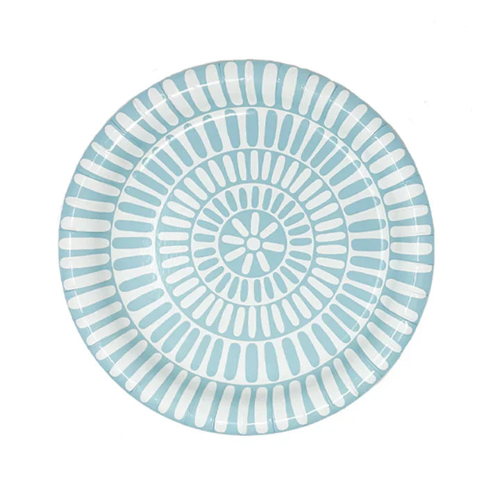 10" Light Blue Paper Plates – Olson's Flowers & Gifts