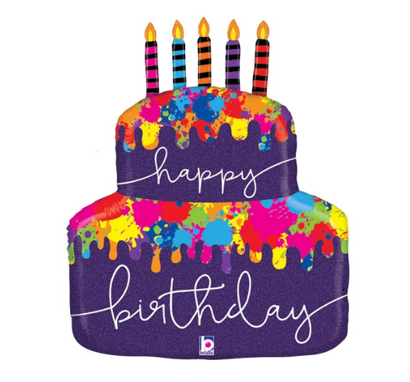 30" Birthday Cake Shape Balloon – Olson's Flowers & Gifts